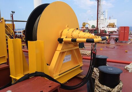 Yetagun Project Myanmar | 150 Ton Linear Winch | Bezemer Group
