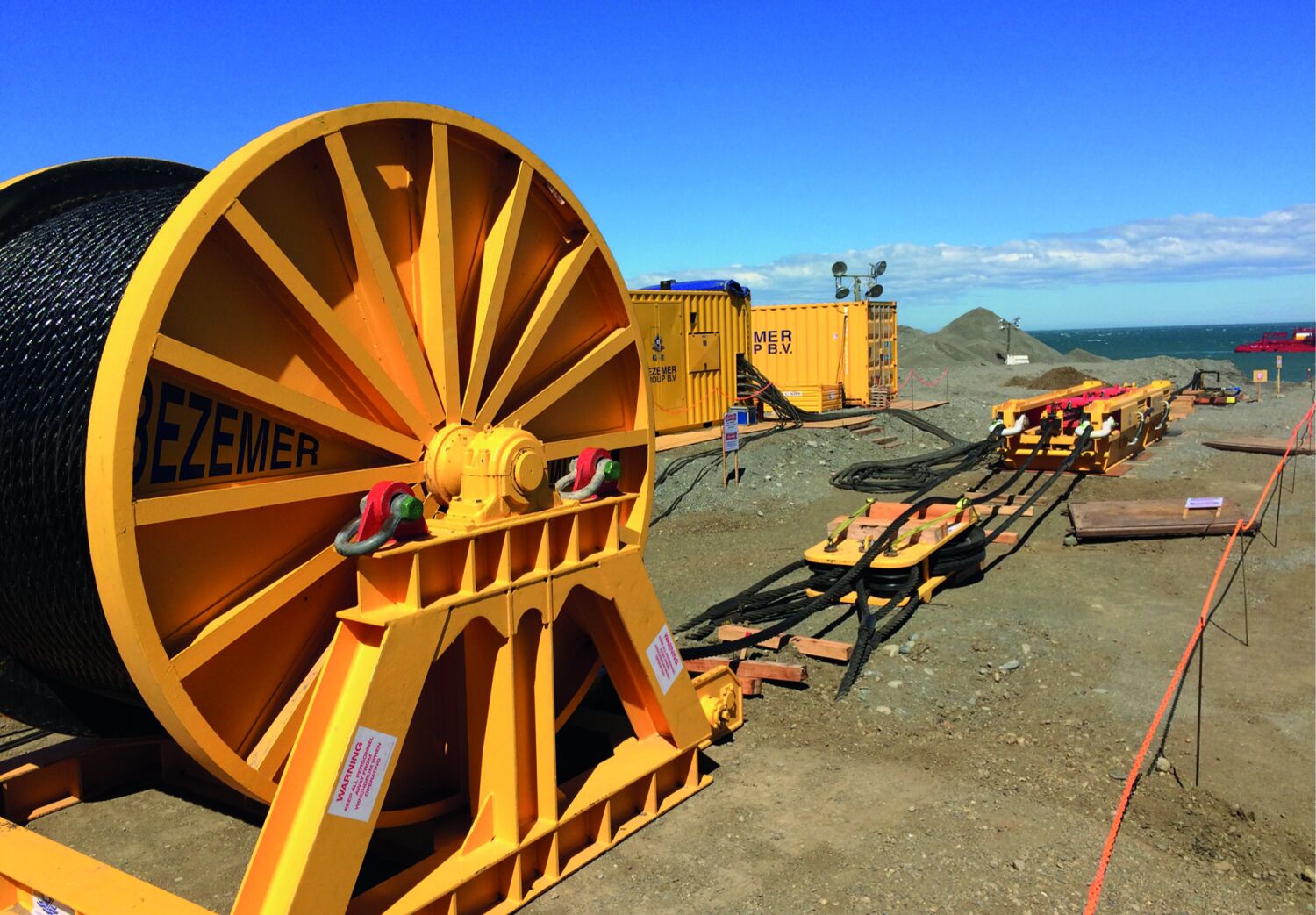300 Ton Linear Winch Type C600 | Bezemer Group