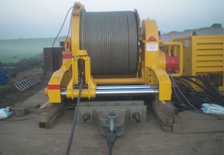80 Ton Single Drum Winch | Bezemer Group