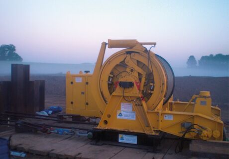 80 Ton Single Drum Winch | Bezemer Group