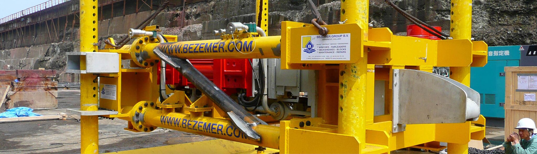 300 Ton Linear Winch I800 | Bezemer Group