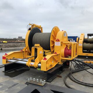 80 Ton Single Drum Winch | Bezemer Group